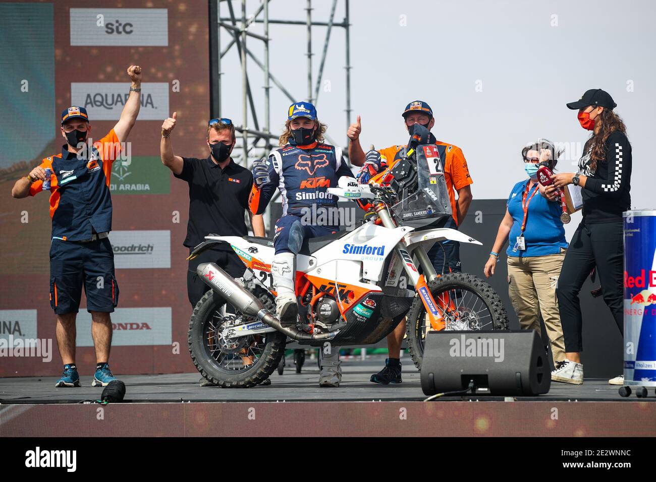 Yanbu and Jeddah, in Saudi Arabia. 15th Jan 2021. Sanders Daniel (aus ...