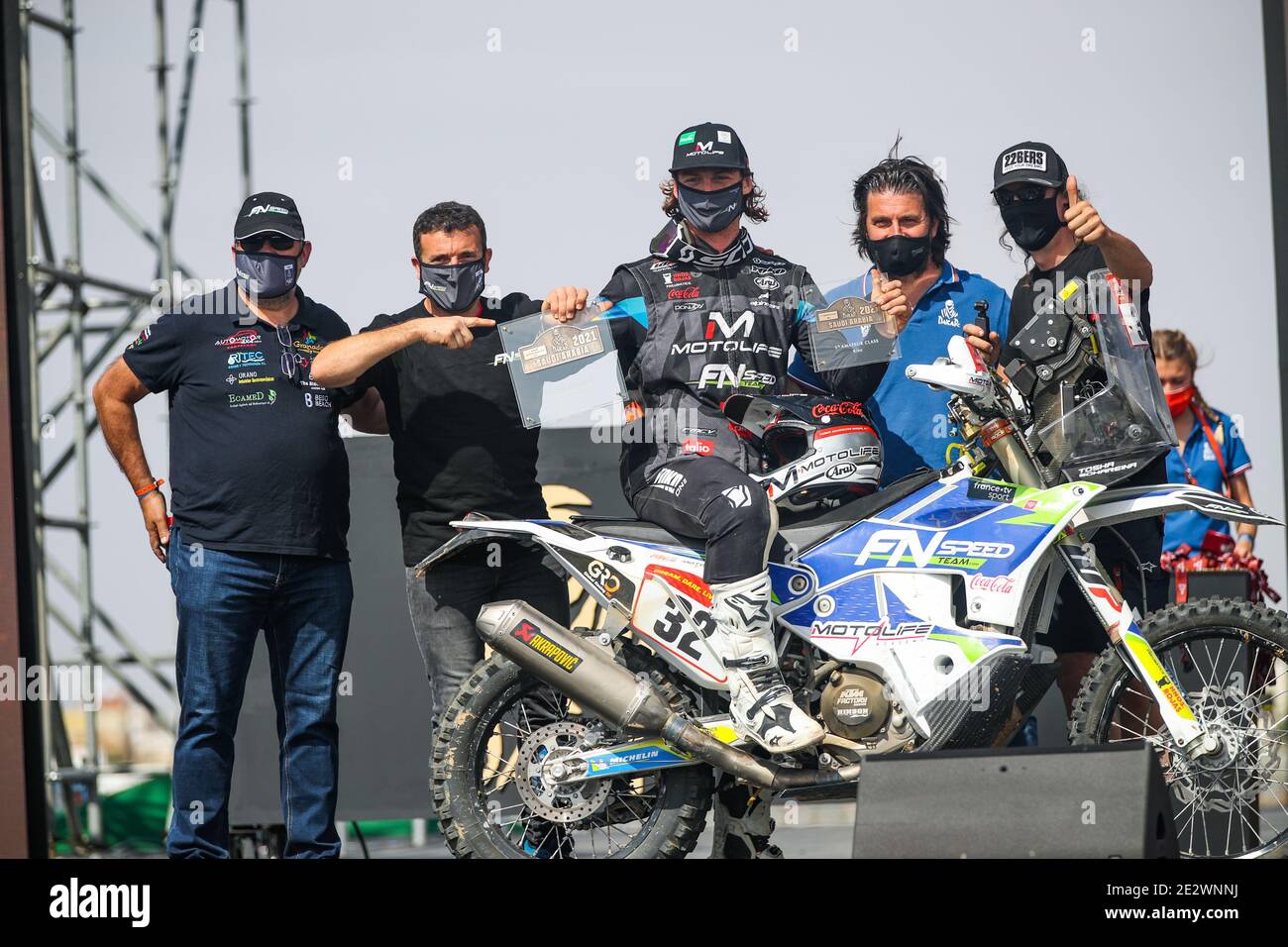 Yanbu and Jeddah, in Saudi Arabia. 15th Jan 2021. Schareina Tosha (esp), KTM, FN Speed KTM Team ...