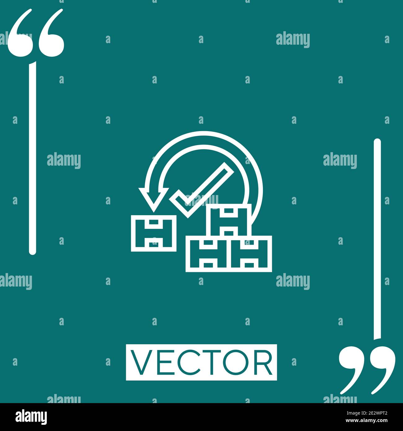 acceptance vector icon Linear icon. Editable stroke line Stock Vector ...