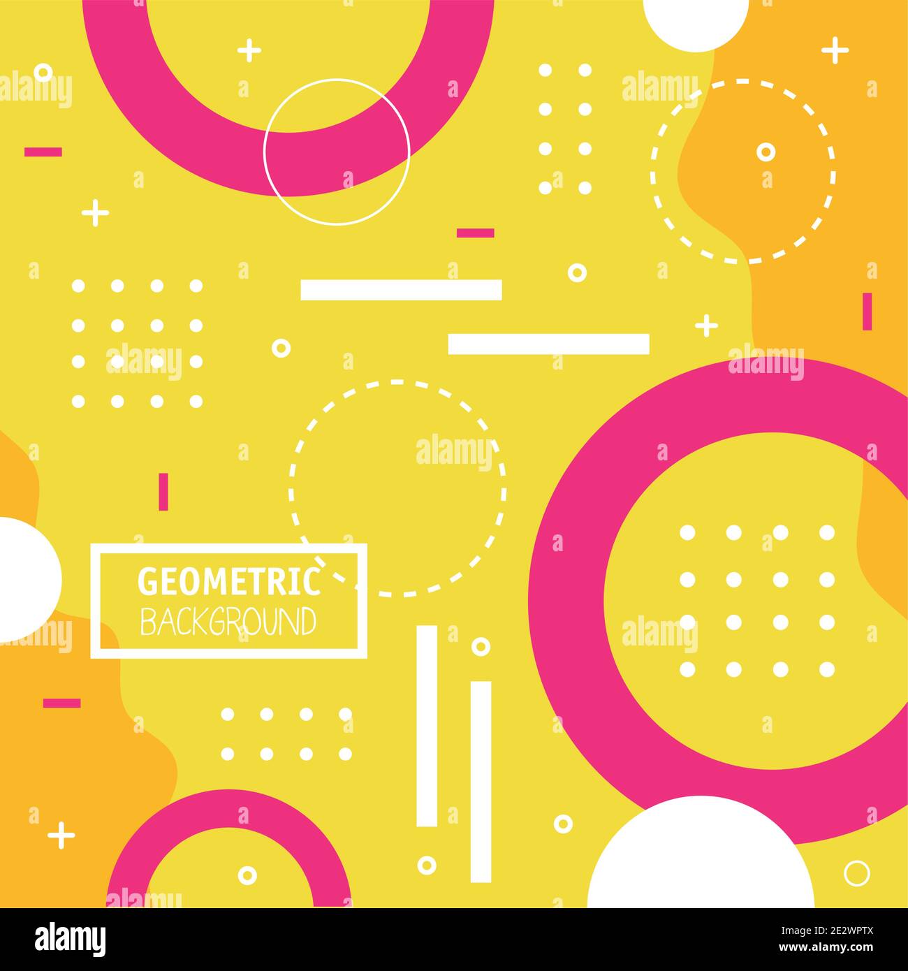 yellow color geometric minimal background Stock Vector Image & Art - Alamy