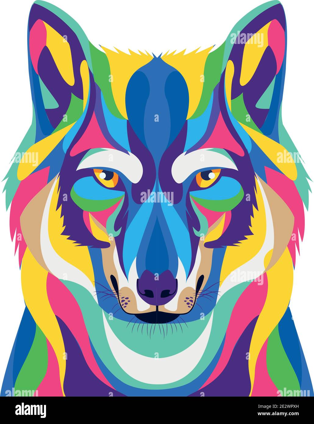 Neon life drawing Stock Vector Images - Alamy