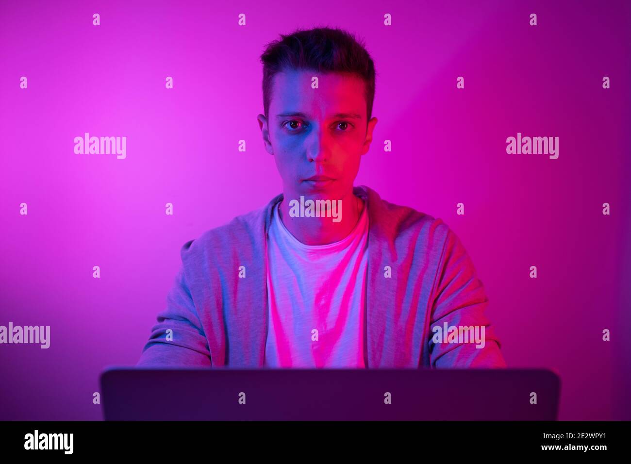 Video game programmer background hi-res stock photography and images ...