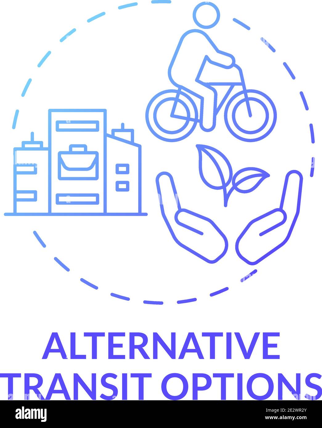 Alternative transit options concept icon Stock Vector Image & Art - Alamy