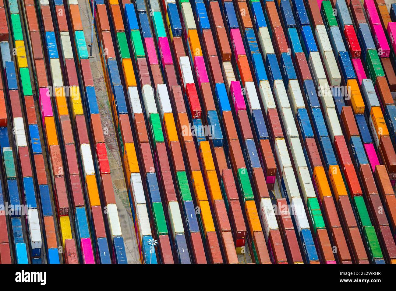 Southampton Docks UK’s second largest container terminal Stock Photo ...