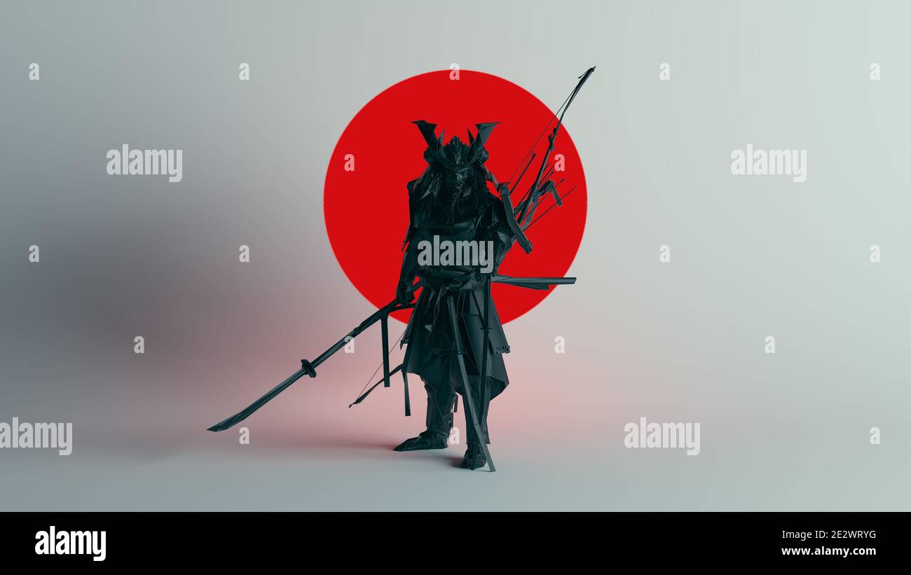 Black samurai sword hi-res stock photography and images - Alamy