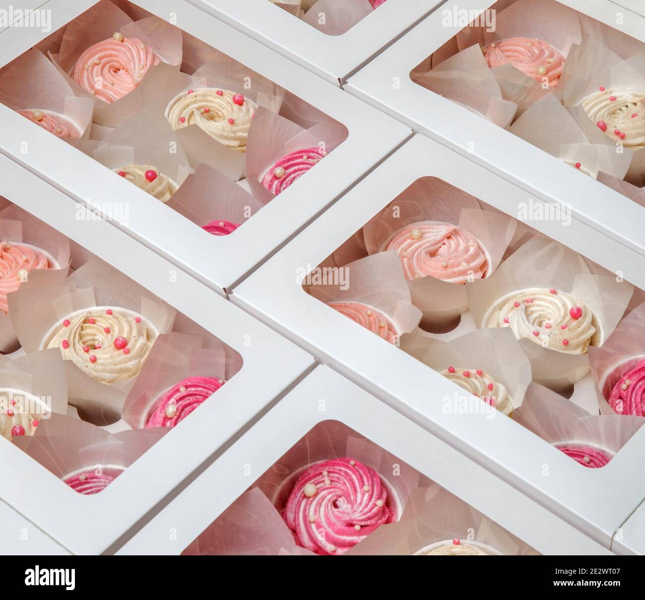 Traditional zefir in gift boxes Stock Photo - Alamy