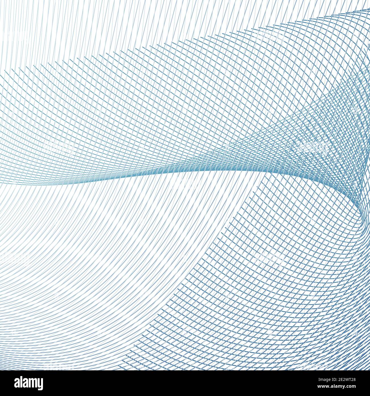 Line art pattern in navy blue, gray hues. Abstract intersecting curves ...