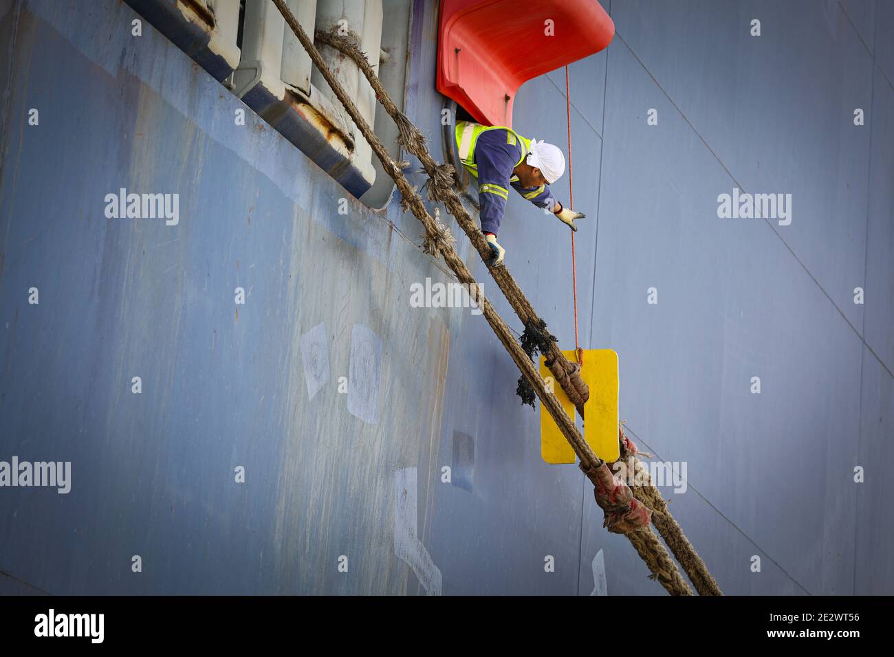 Southampton Docks UK’s second largest container terminal Stock Photo ...