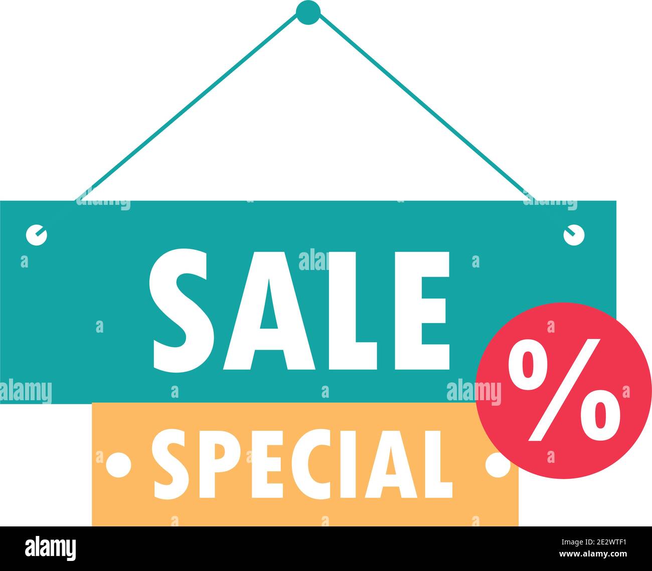 sale special offer discount sign board over white background vector ...