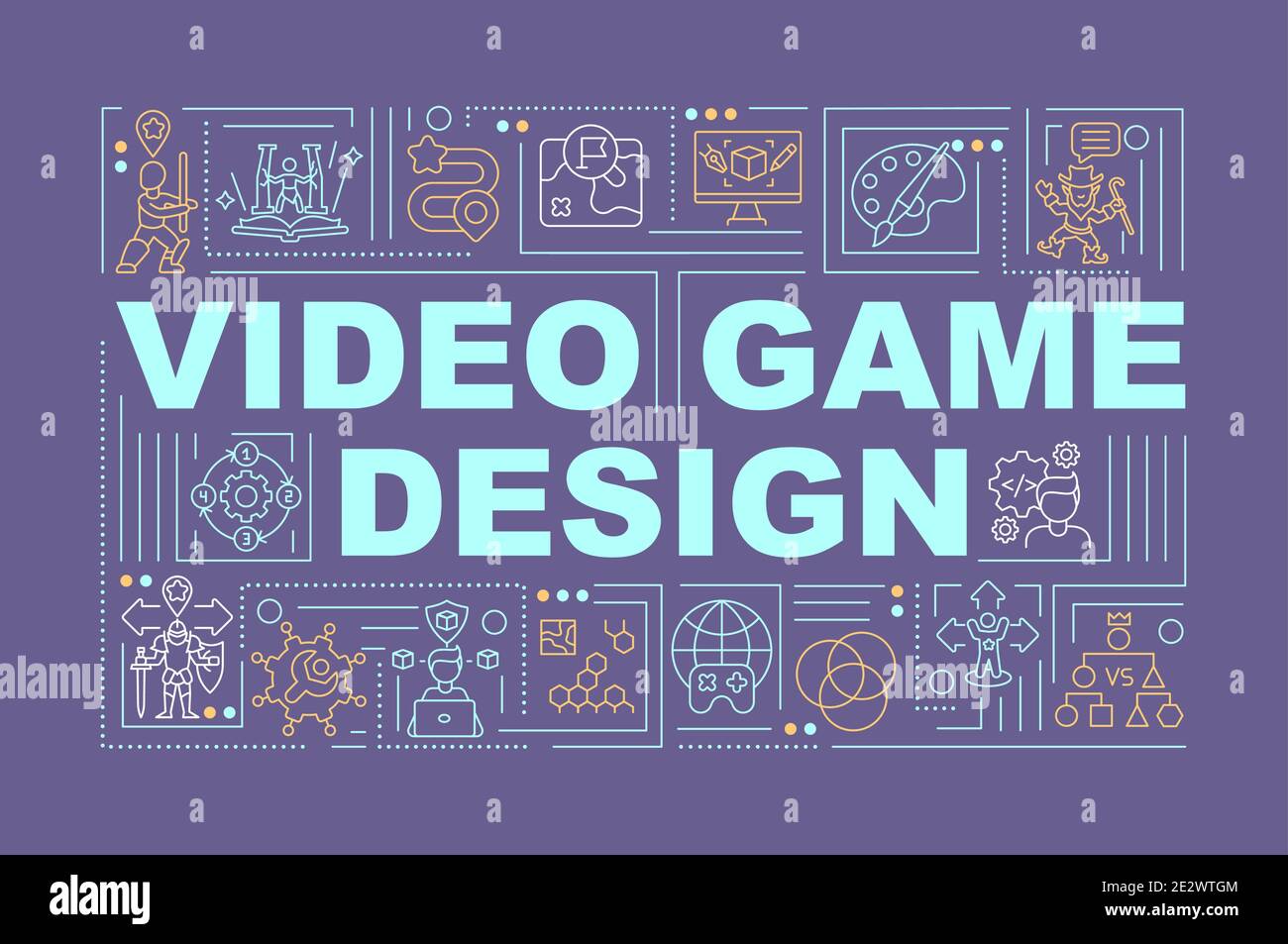 Video game design word concepts banner Stock Vector Image & Art - Alamy