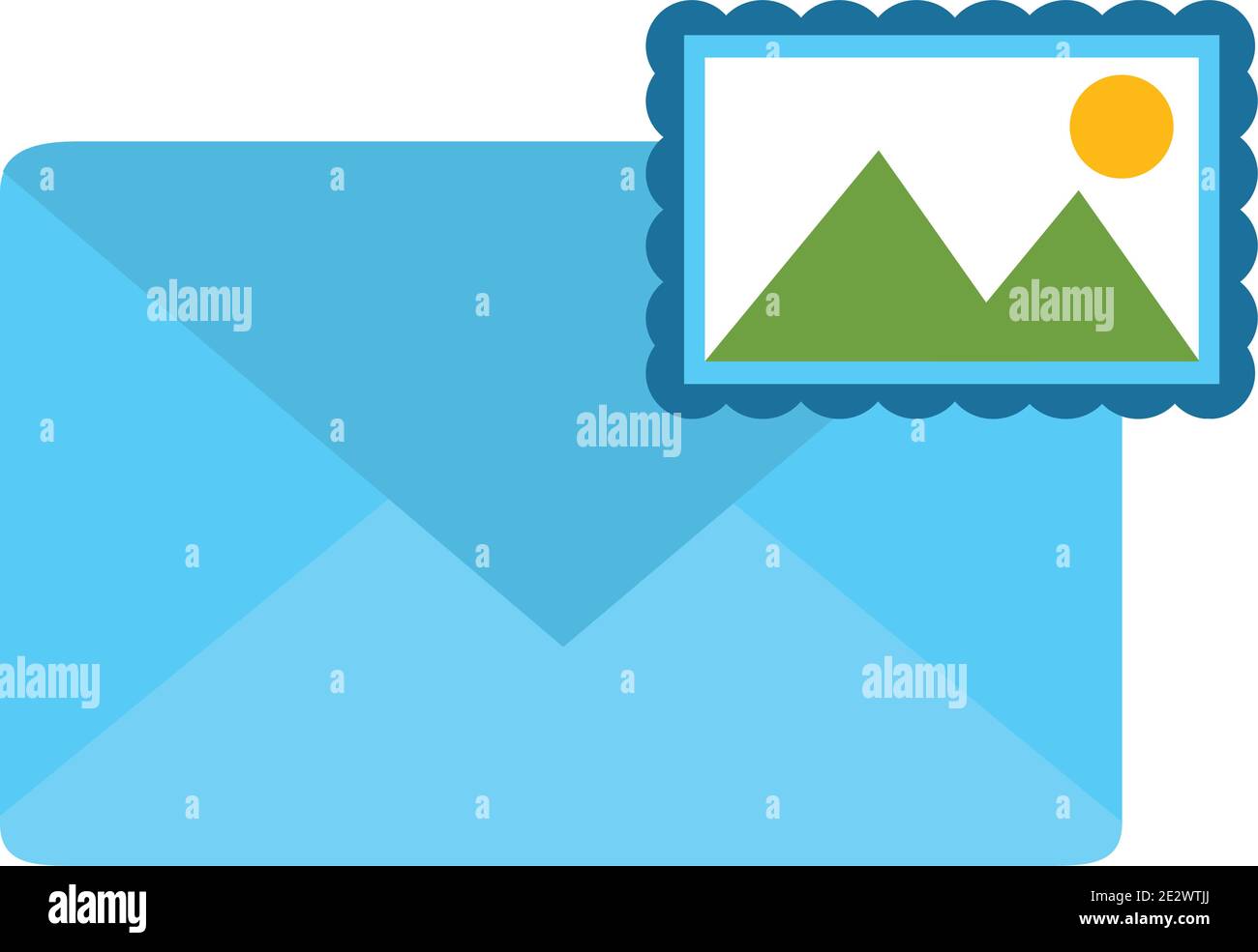 postal service, mail envelope courier delivery related vector ...