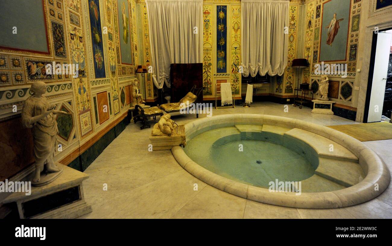 Bath of Diane pictured at the Palazzo Doria Pamphilj in Rome, Italy on ...