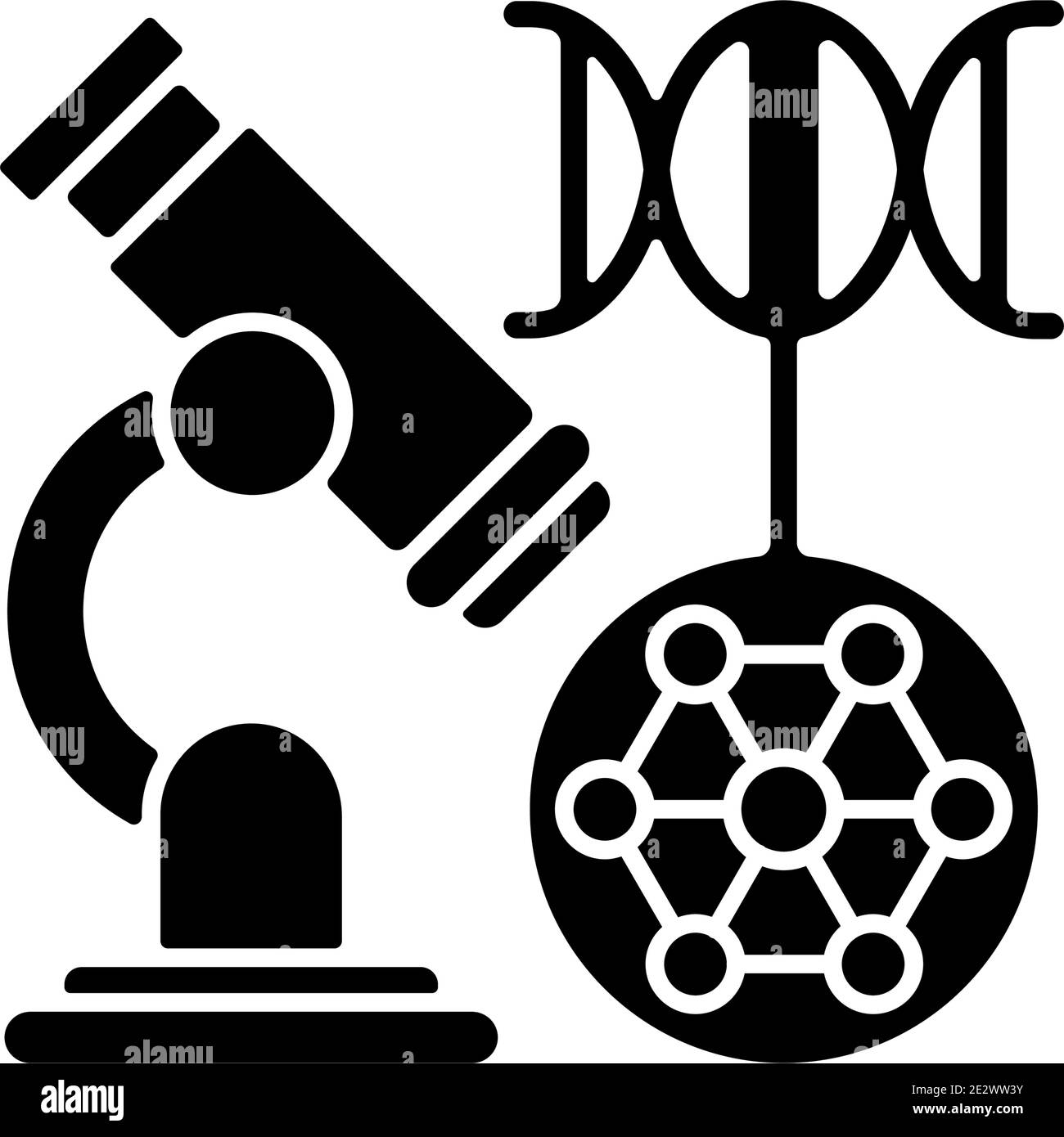 DNA microarray black glyph icon Stock Vector Image & Art - Alamy