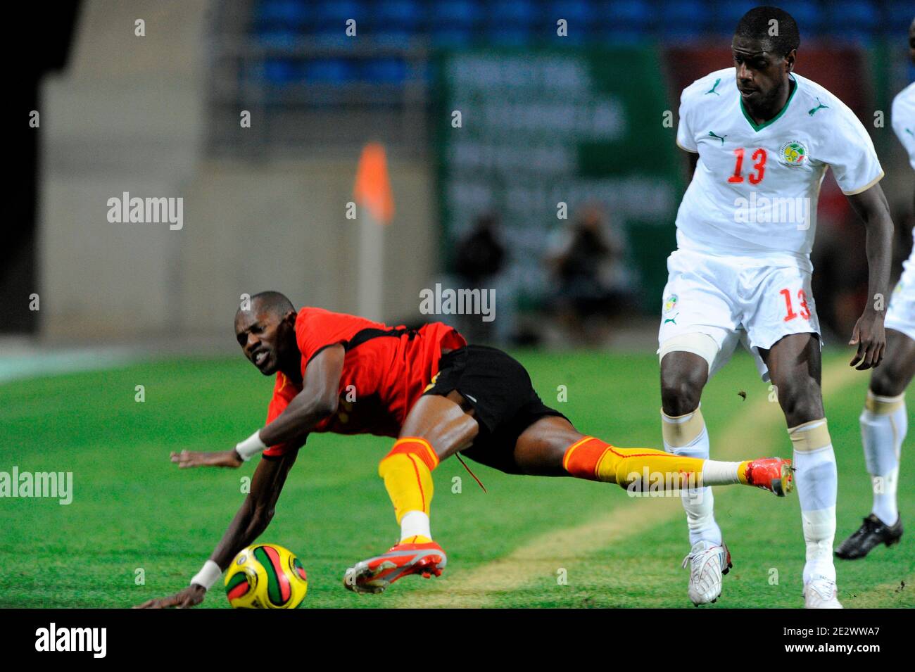 Senegal's new international player Jacques Faty during a Friendly ...