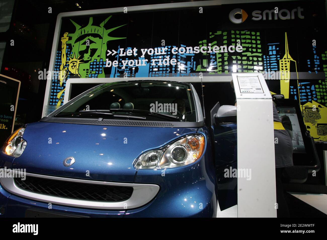Smart during the New York Auto International Show at The Jacob Javits ...
