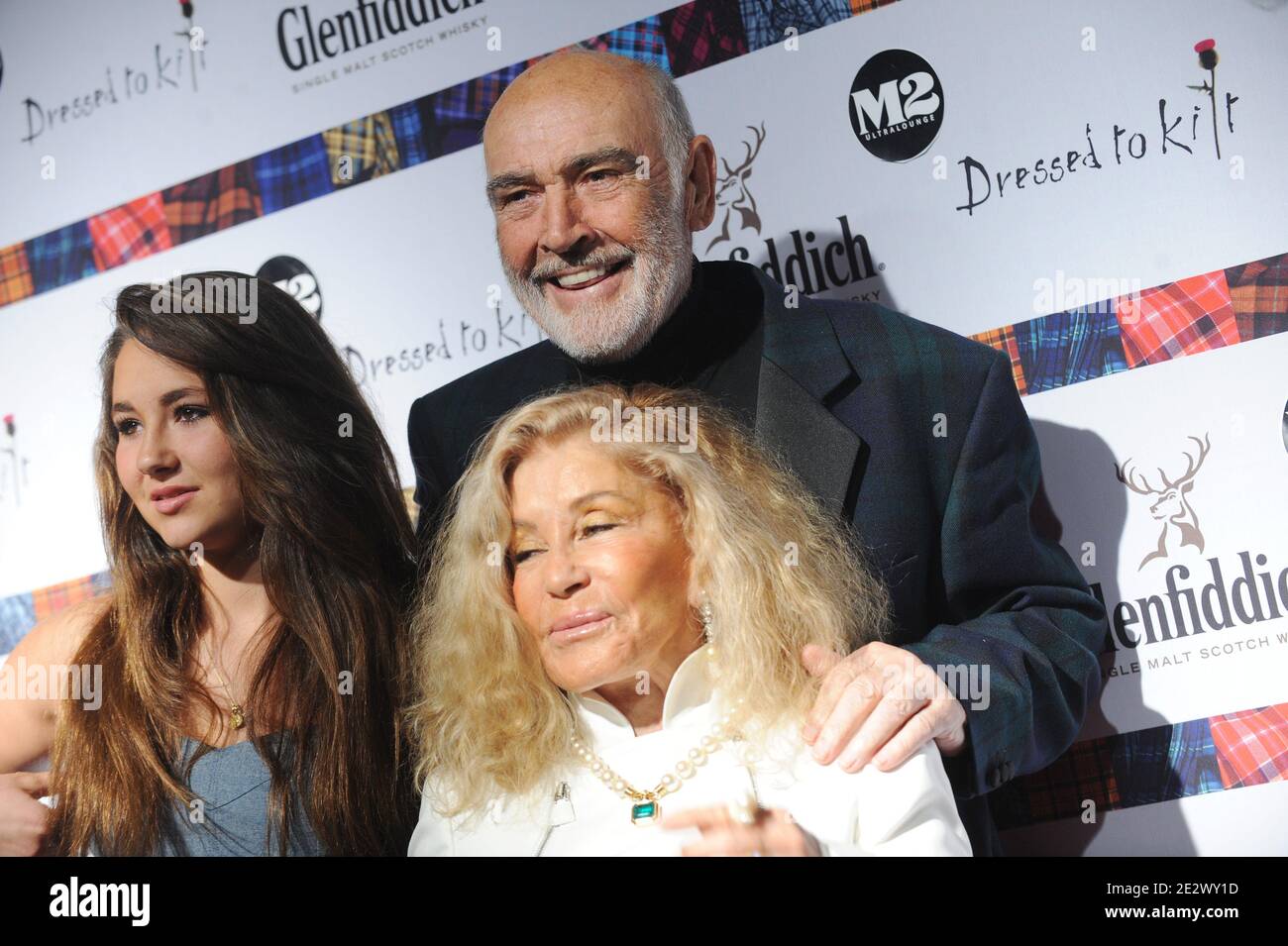 Sir sean connery and lady micheline connery hi-res stock photography ...