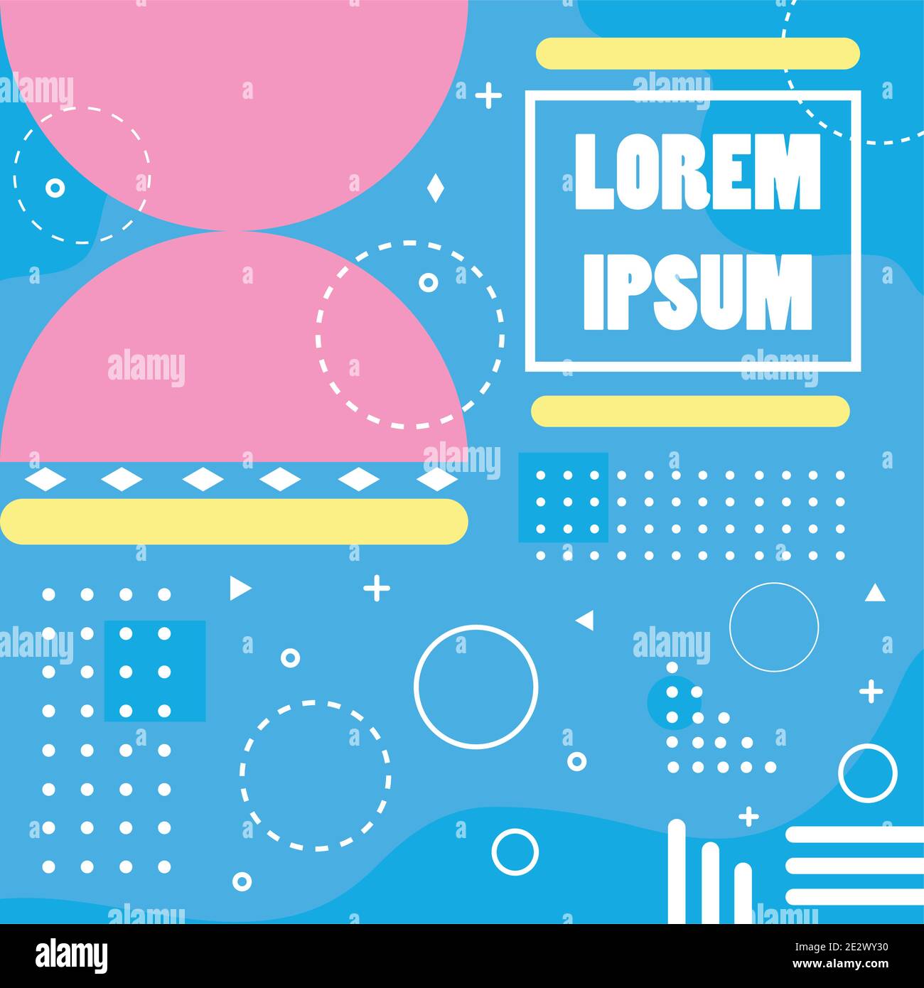 light blue color geometric minimal background Stock Vector Image & Art ...