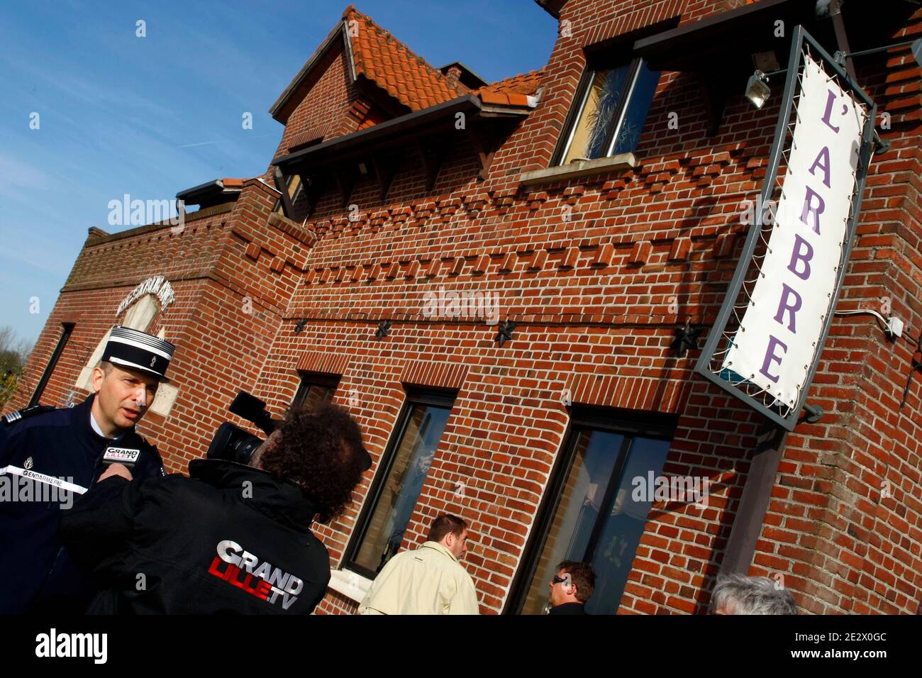 The strategic cobblestone section of Paris-Roubaix cycling race called ...