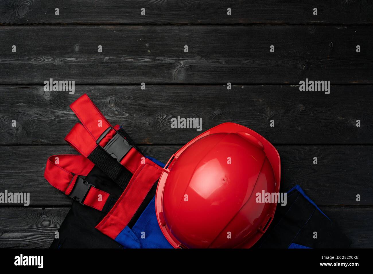 Top view of uniform of construction worker Stock Photo - Alamy