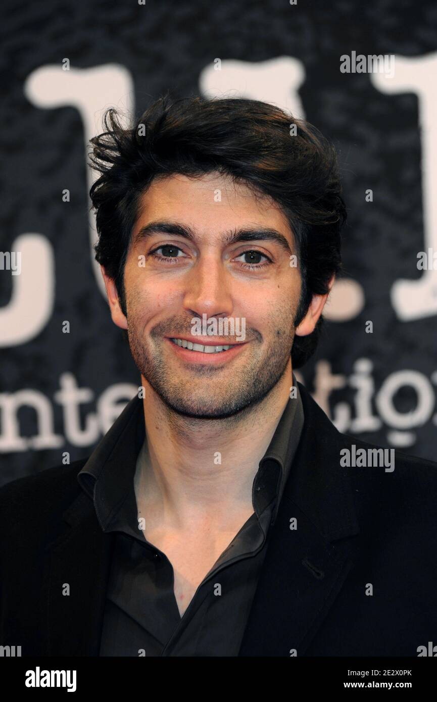 Mathieu Delarive poses during a photocall at the 2nd International ...