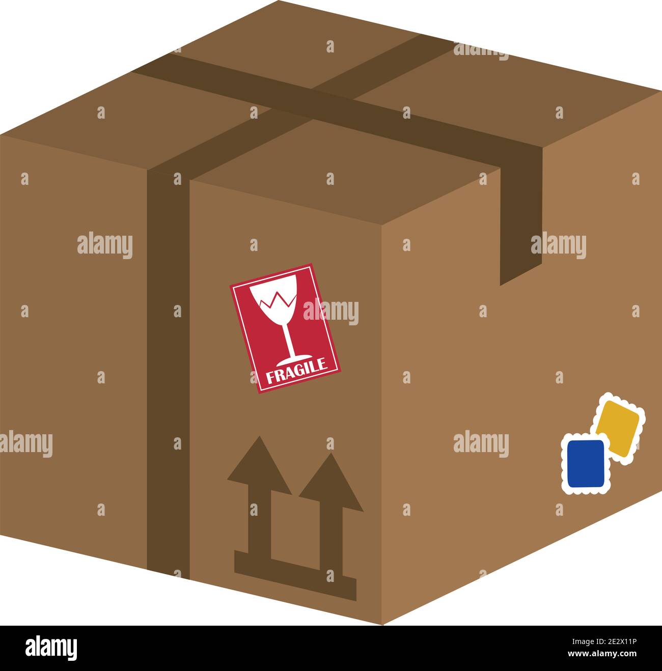 postal service, package carton courier delivery related vector ...