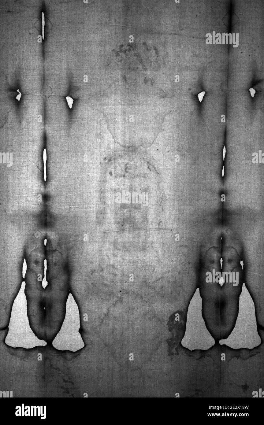 Crucified man Black and White Stock Photos & Images - Alamy