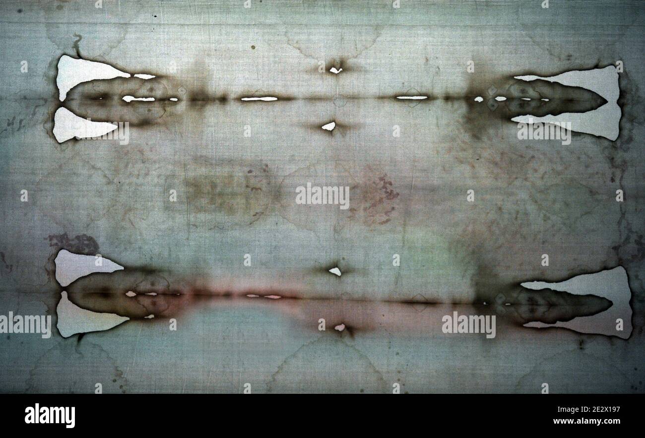 Negative of the shroud of turin hi-res stock photography and images - Alamy