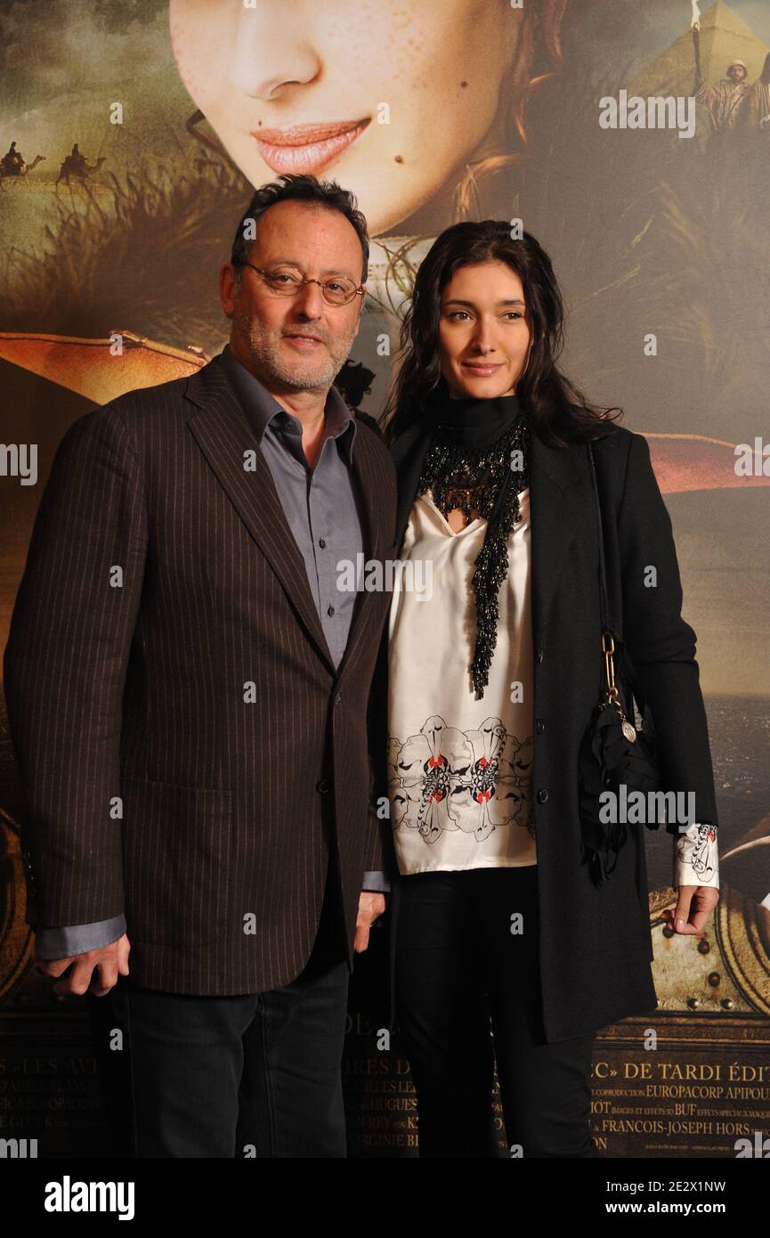 Jean Reno and wife Zofia arriving for the premiere of Luc Besson's ...