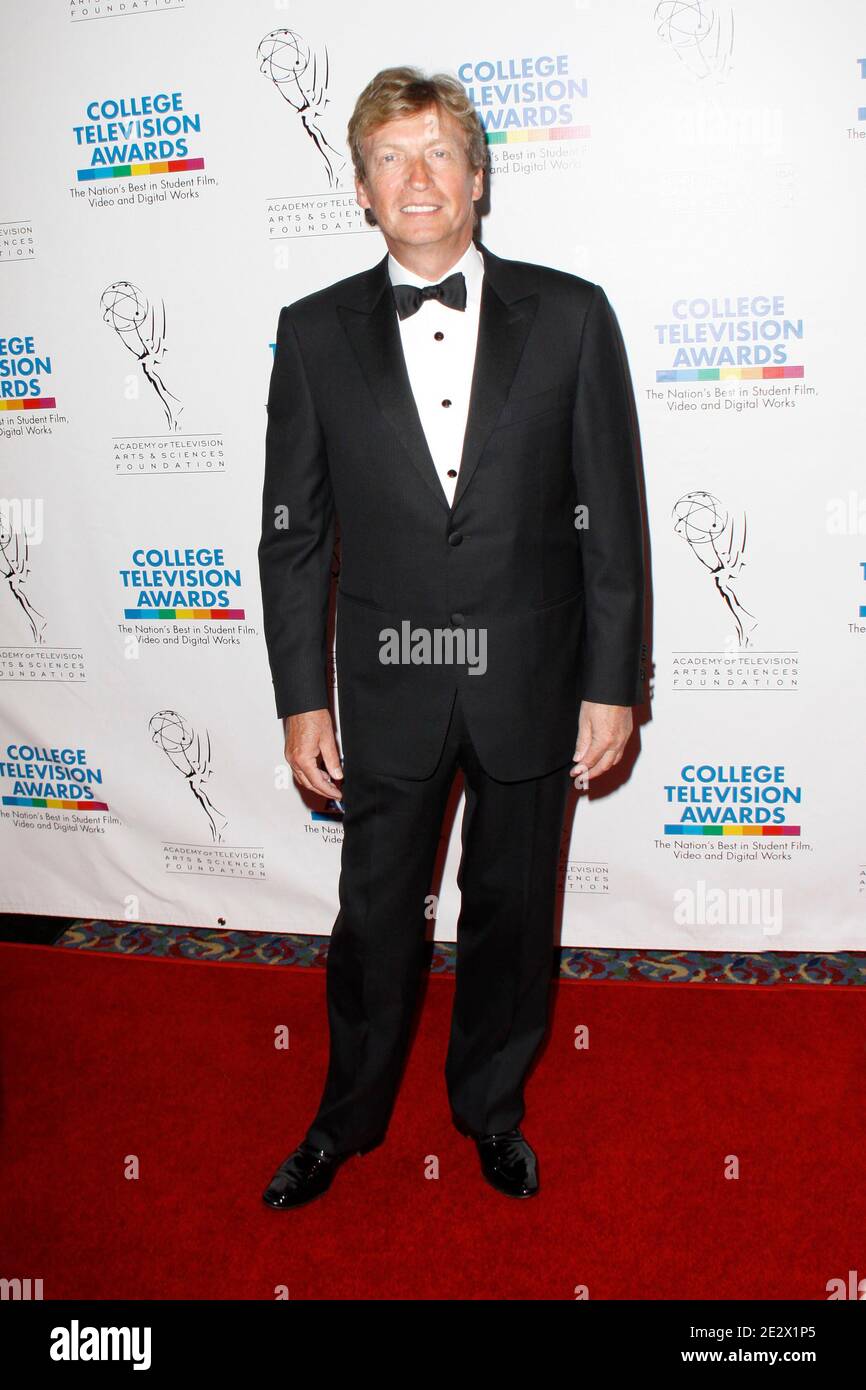 Nigel Lythgoe arriving for the 31st Annual College Television Awards ...