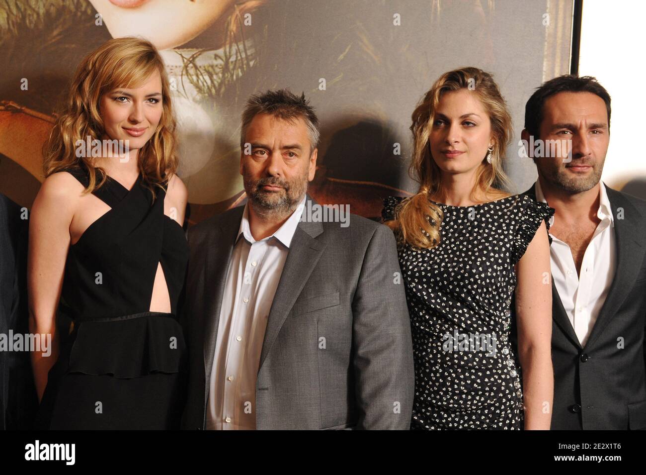 (L-R) Louise Bourgoin, director Luc Besson, Laure De Clermont-Tonnerre ...