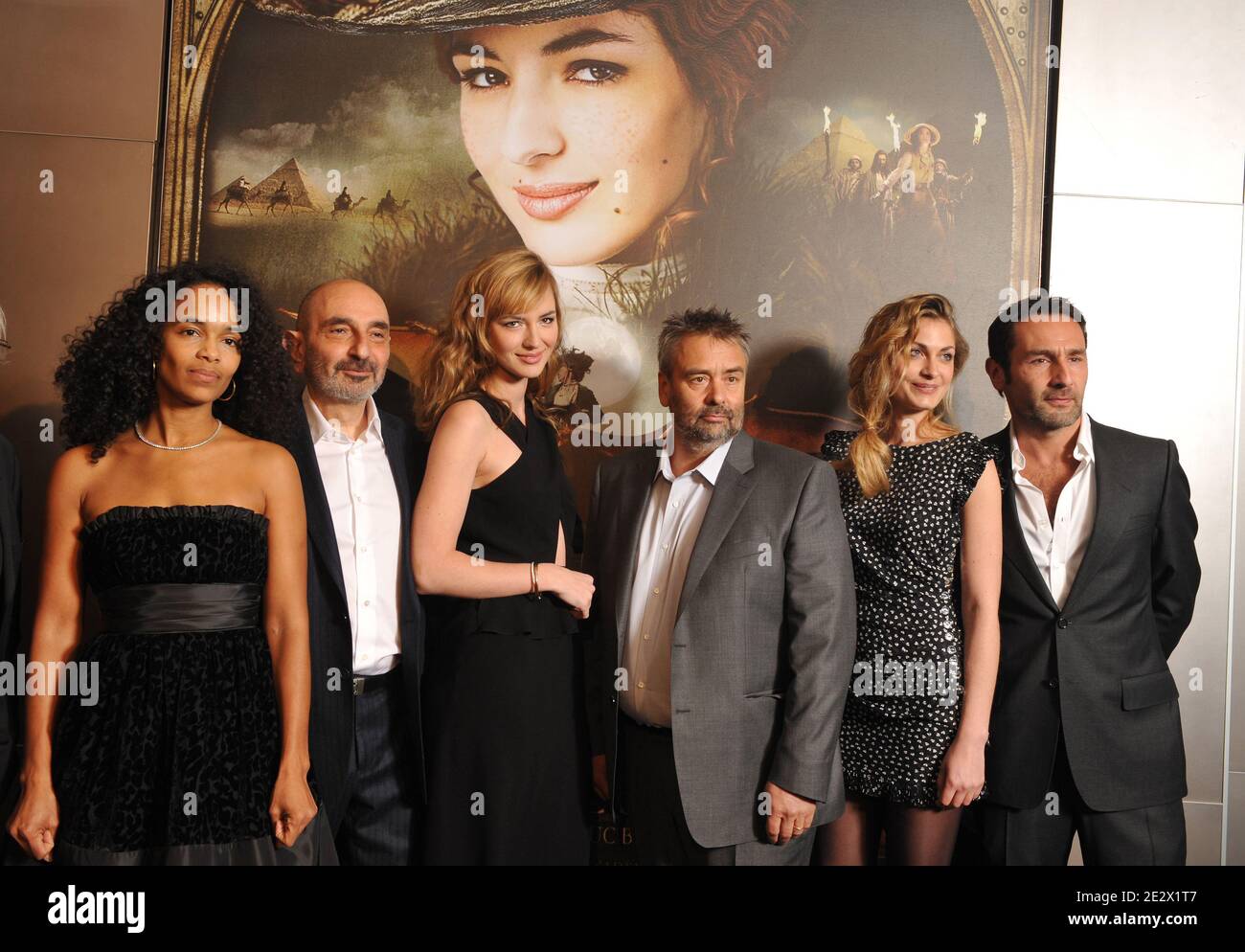 (L-R) Luc Besson's wife Virginie Silla, Jacky Nercessian, Louise ...