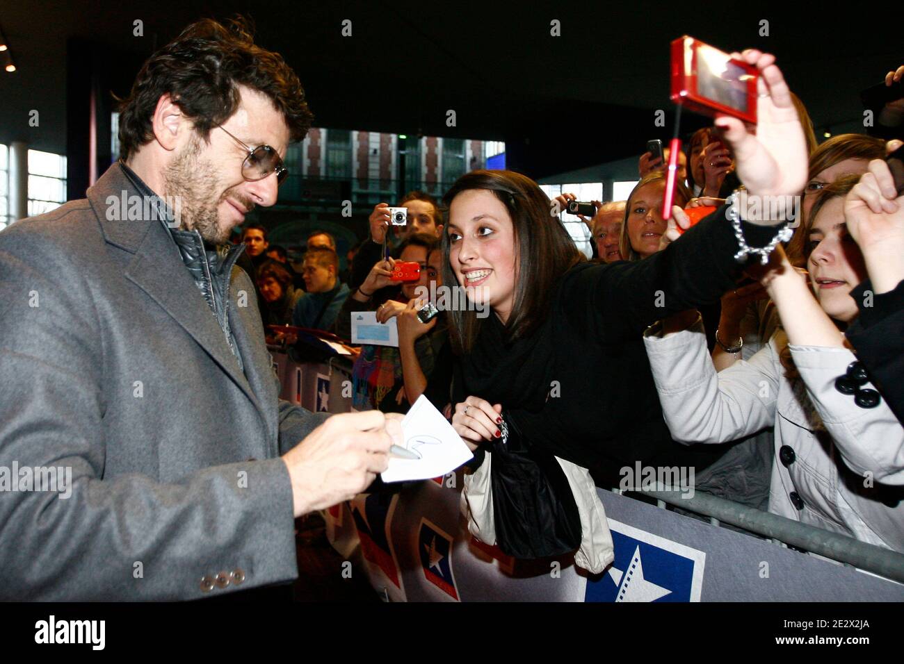 French singer and actor Patrick Bruel attends the premiere of his last ...