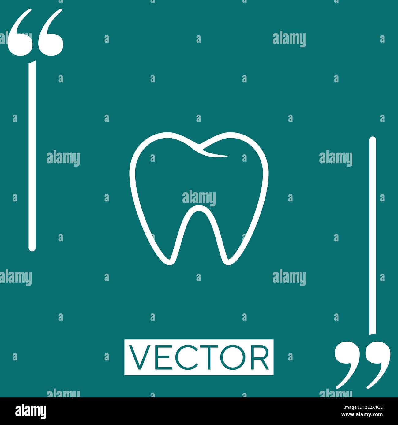 tooth vector icon Stock Vector Image & Art - Alamy