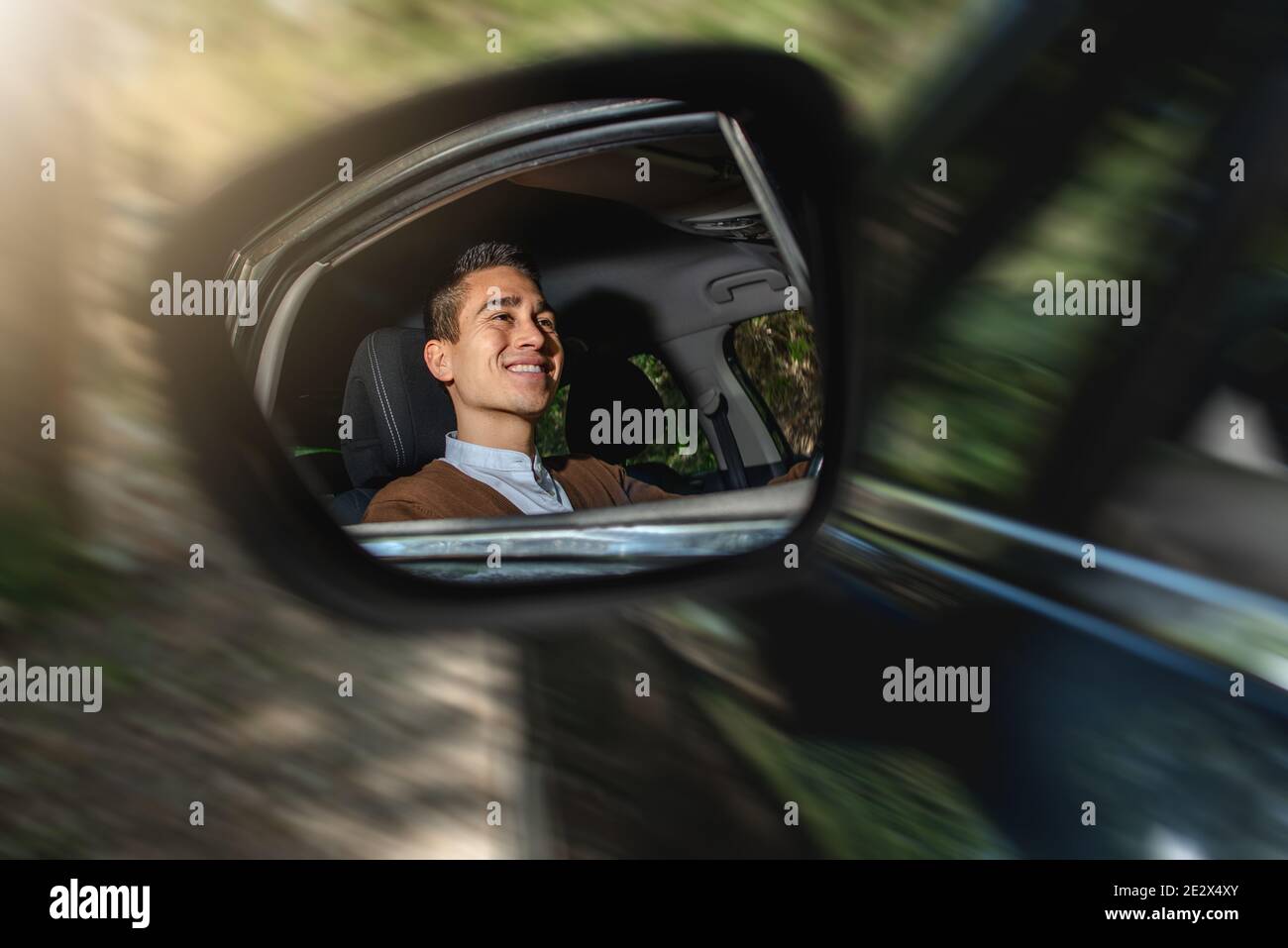 Happily driving car hi-res stock photography and images - Alamy