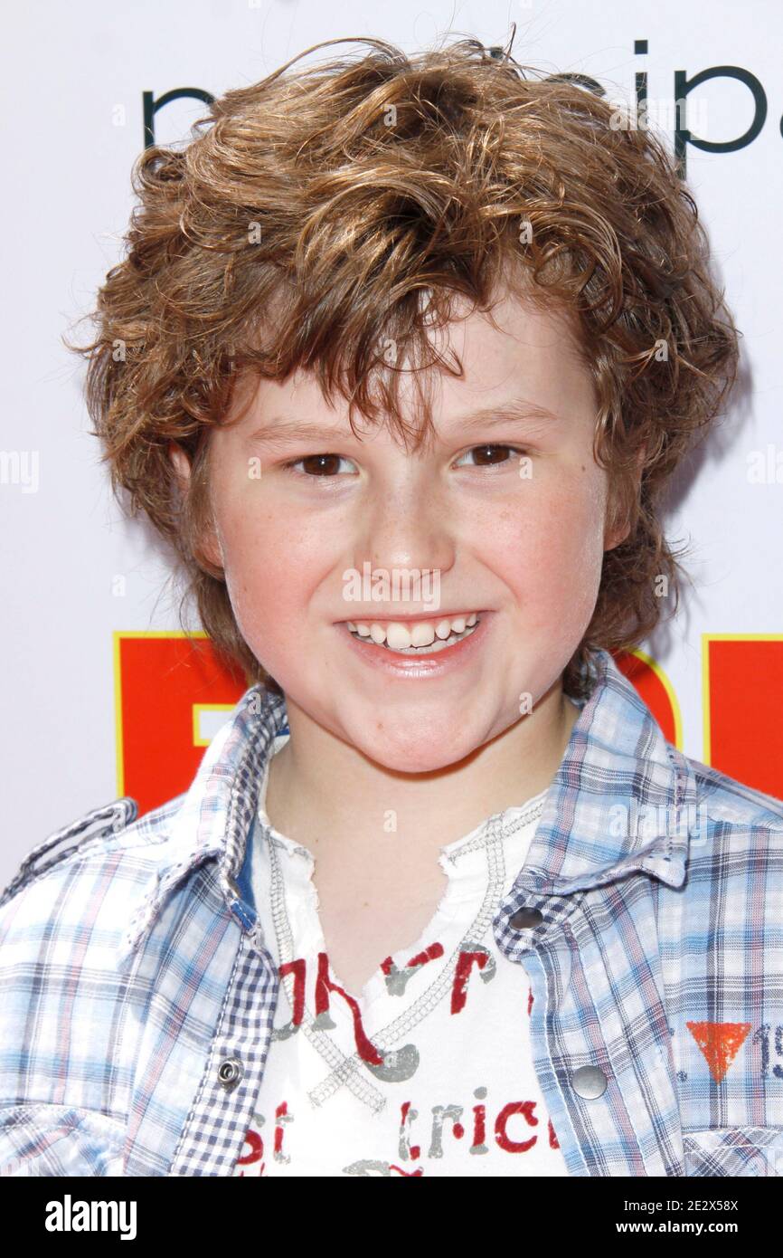 Nolan Gould arriving for Los Angeles Premiere of 'Furry Vengeance' held ...