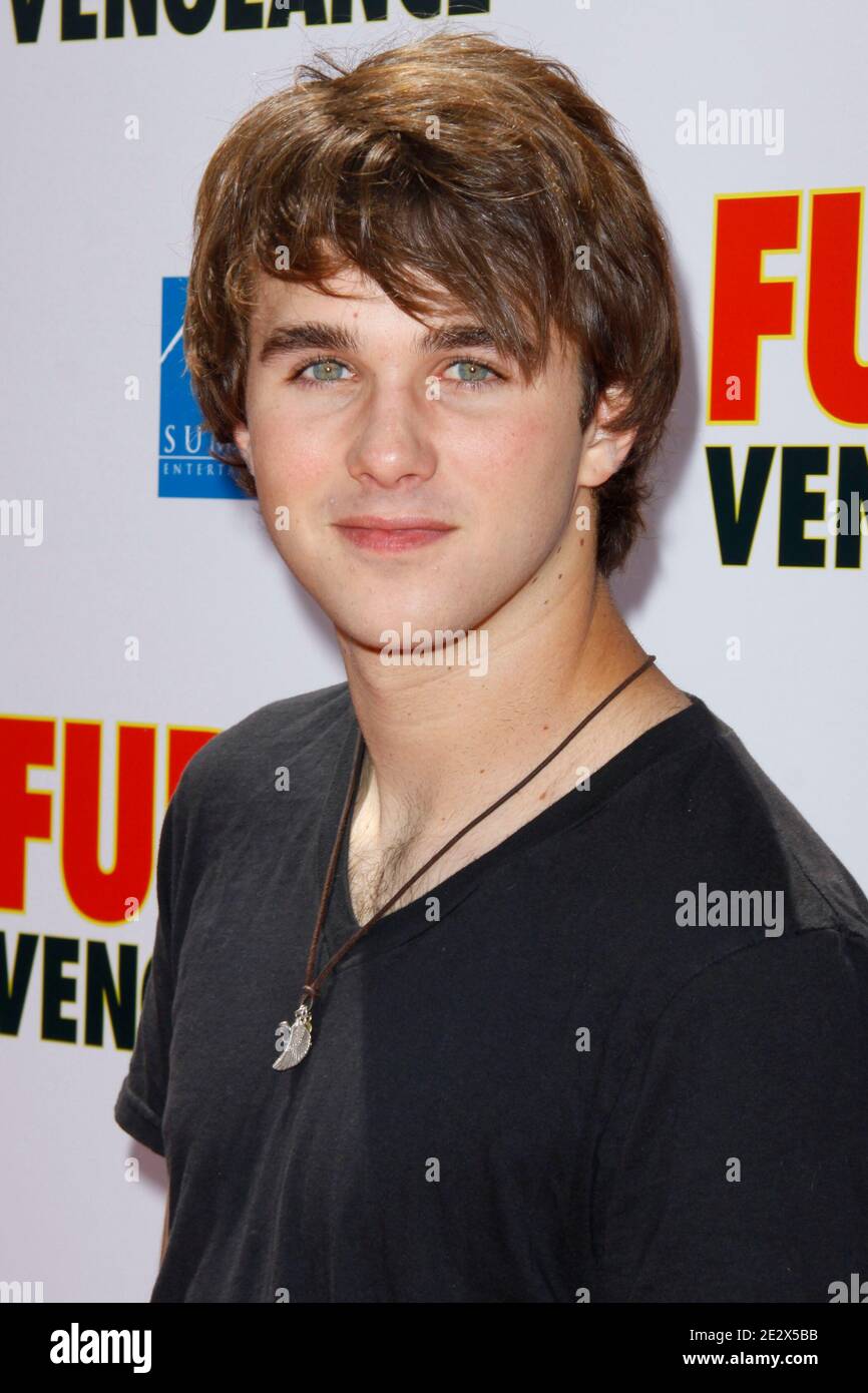 Hutch Dano arriving for Los Angeles Premiere of 'Furry Vengeance' held ...