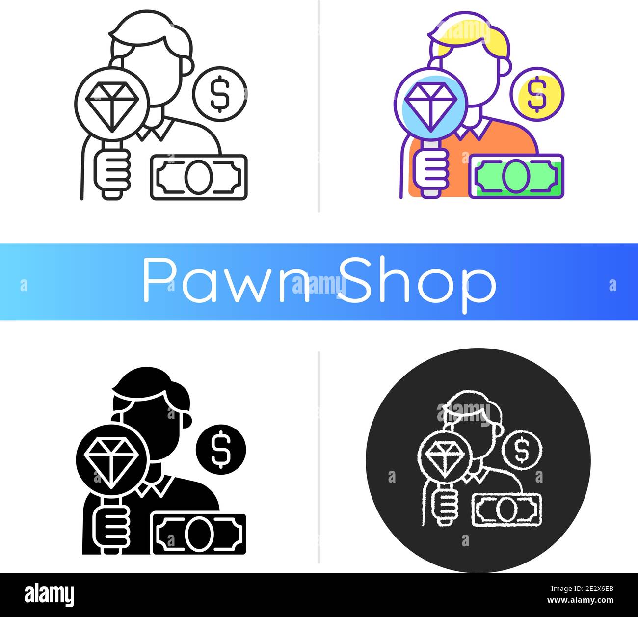 Banknote pawn shop hi-res stock photography and images - Alamy