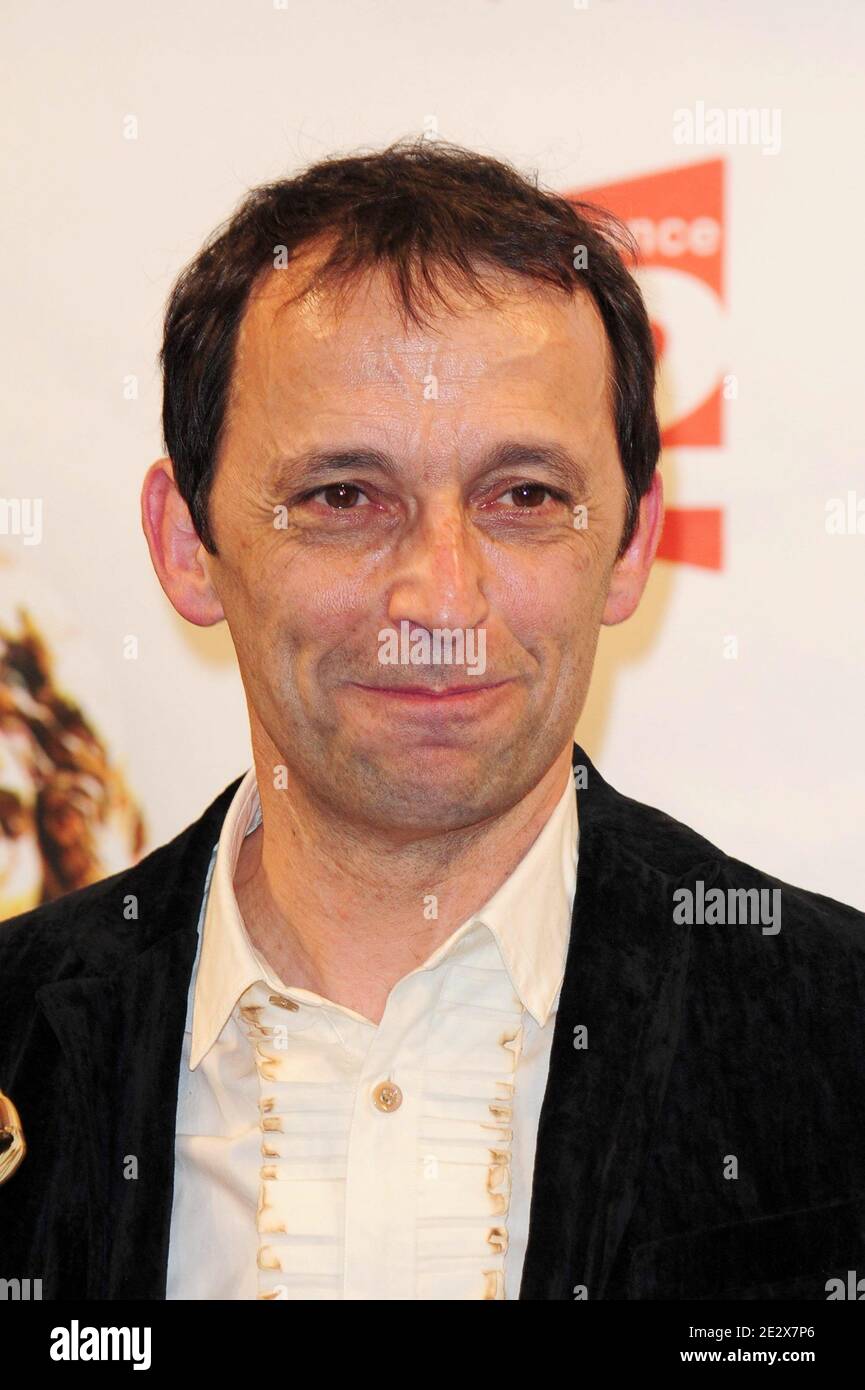 Eric Metayer posing during the 24th Molieres theatre award ceremony at ...