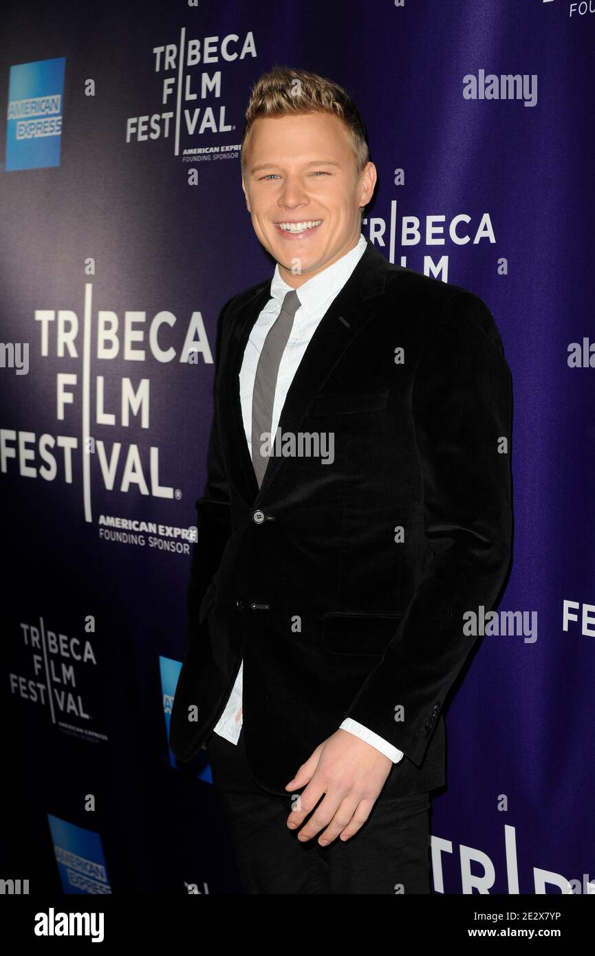 Christopher Egan attends the premiere Letters to Juliette at SVA ...