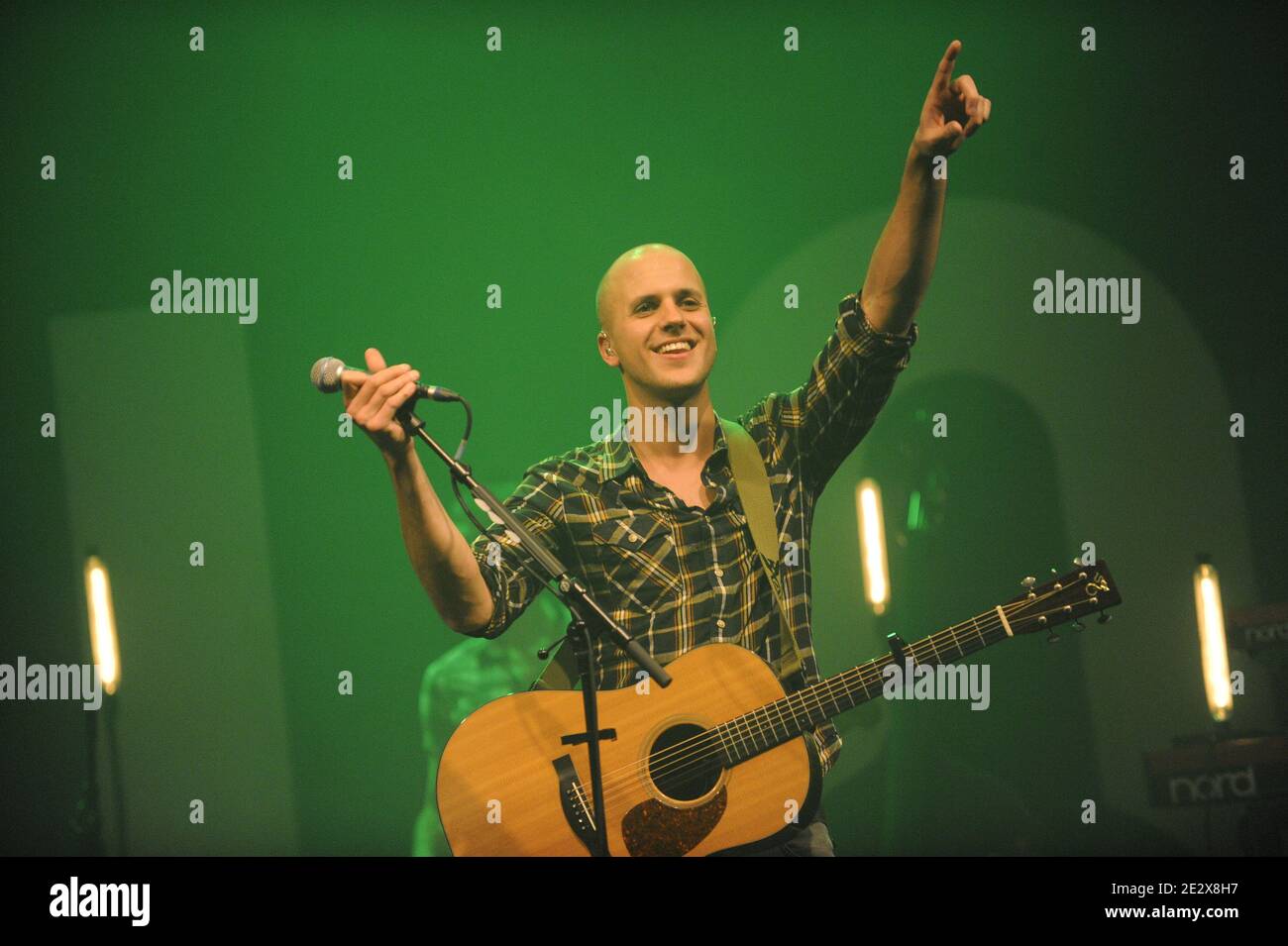 EXCLUSIVE - Singer Milow posing during a Portrait Session at 'La Cigale ...