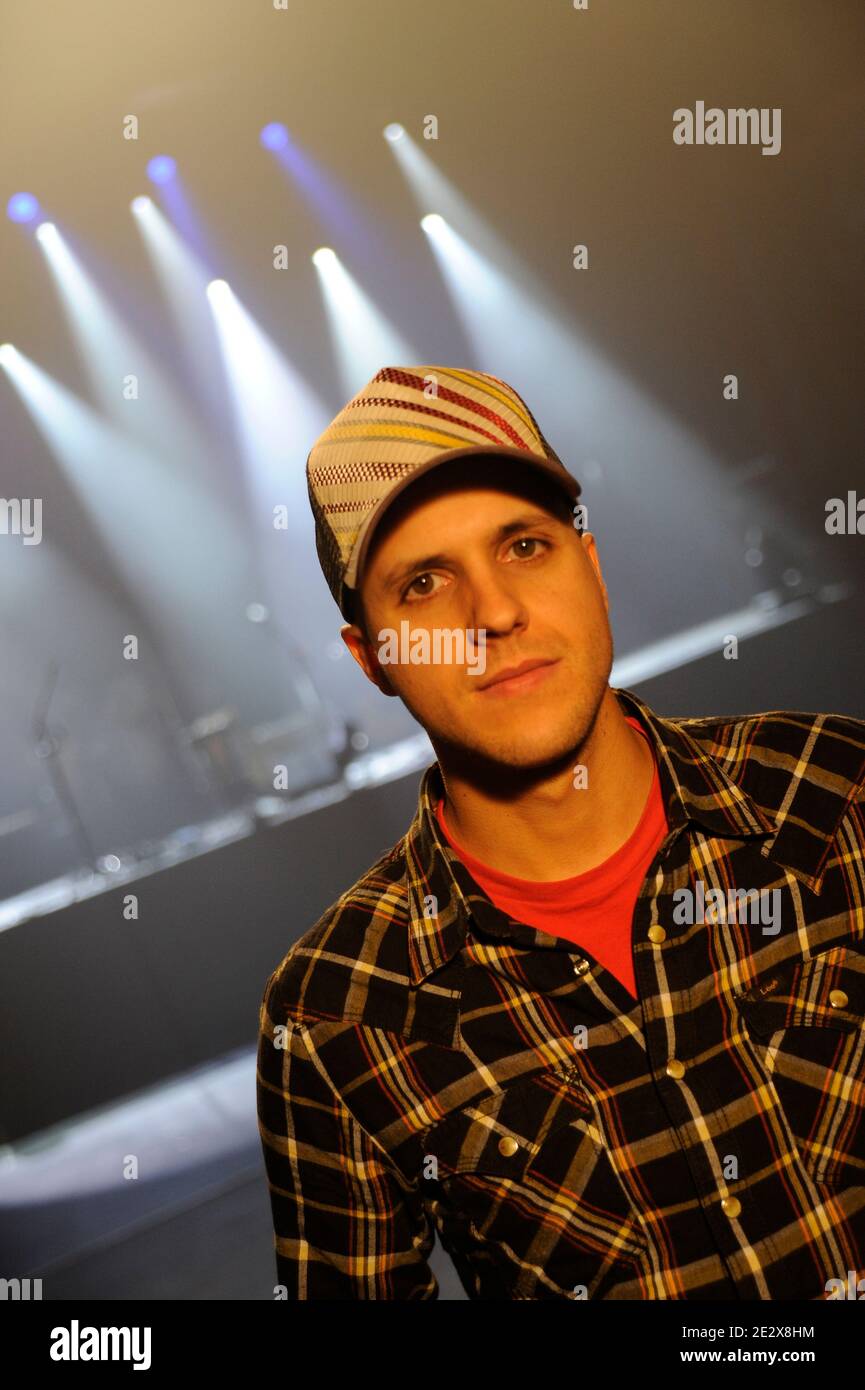 EXCLUSIVE - Singer Milow posing during a Portrait Session at 'La Cigale ...