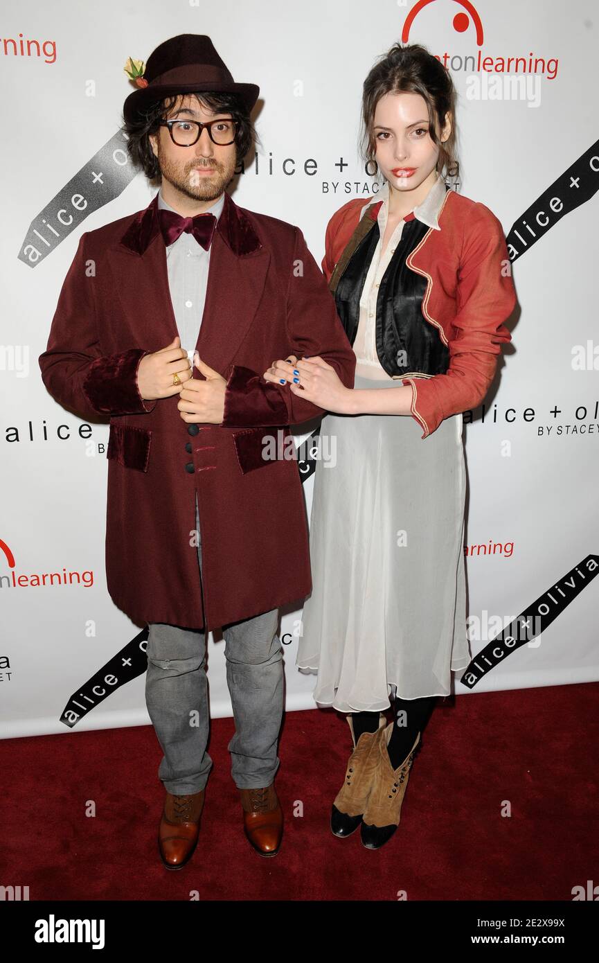 Sean lennon girlfriend charlotte kemp hi-res stock photography and ...