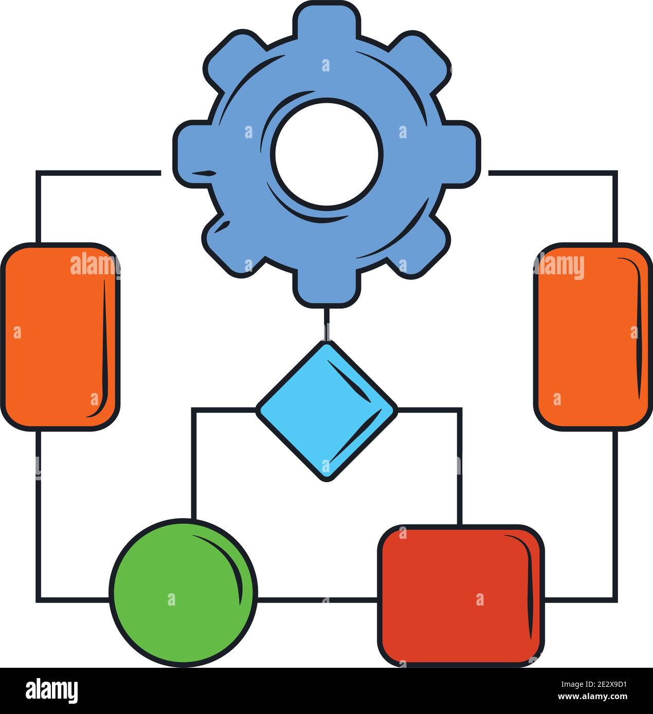 web development search engine optimization, creation digital software vector illustration Stock ...