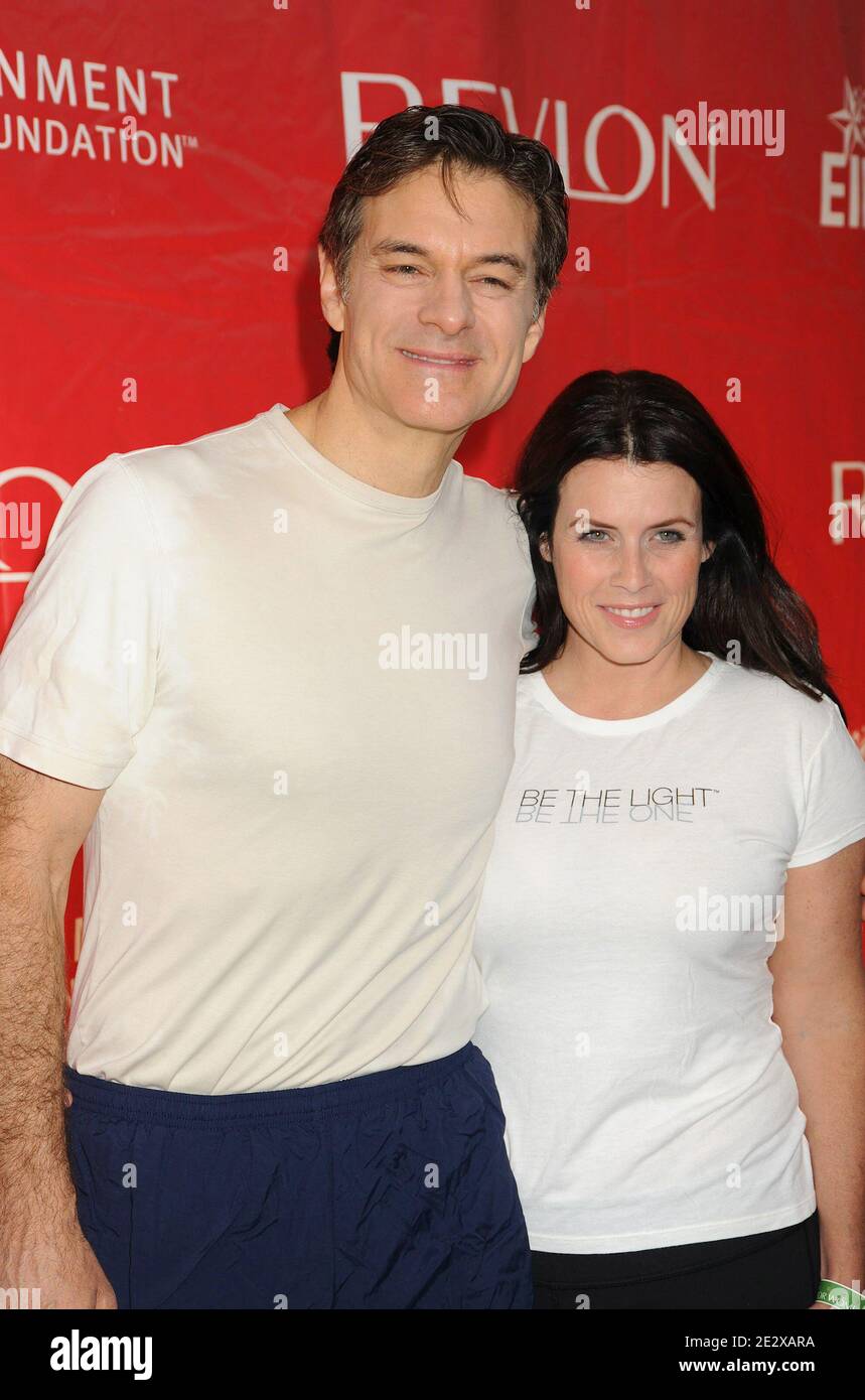 L-R: Dr. Mehmet Oz, Lisa Oz attends the 13th Annual EIF Revlon Run/Walk ...
