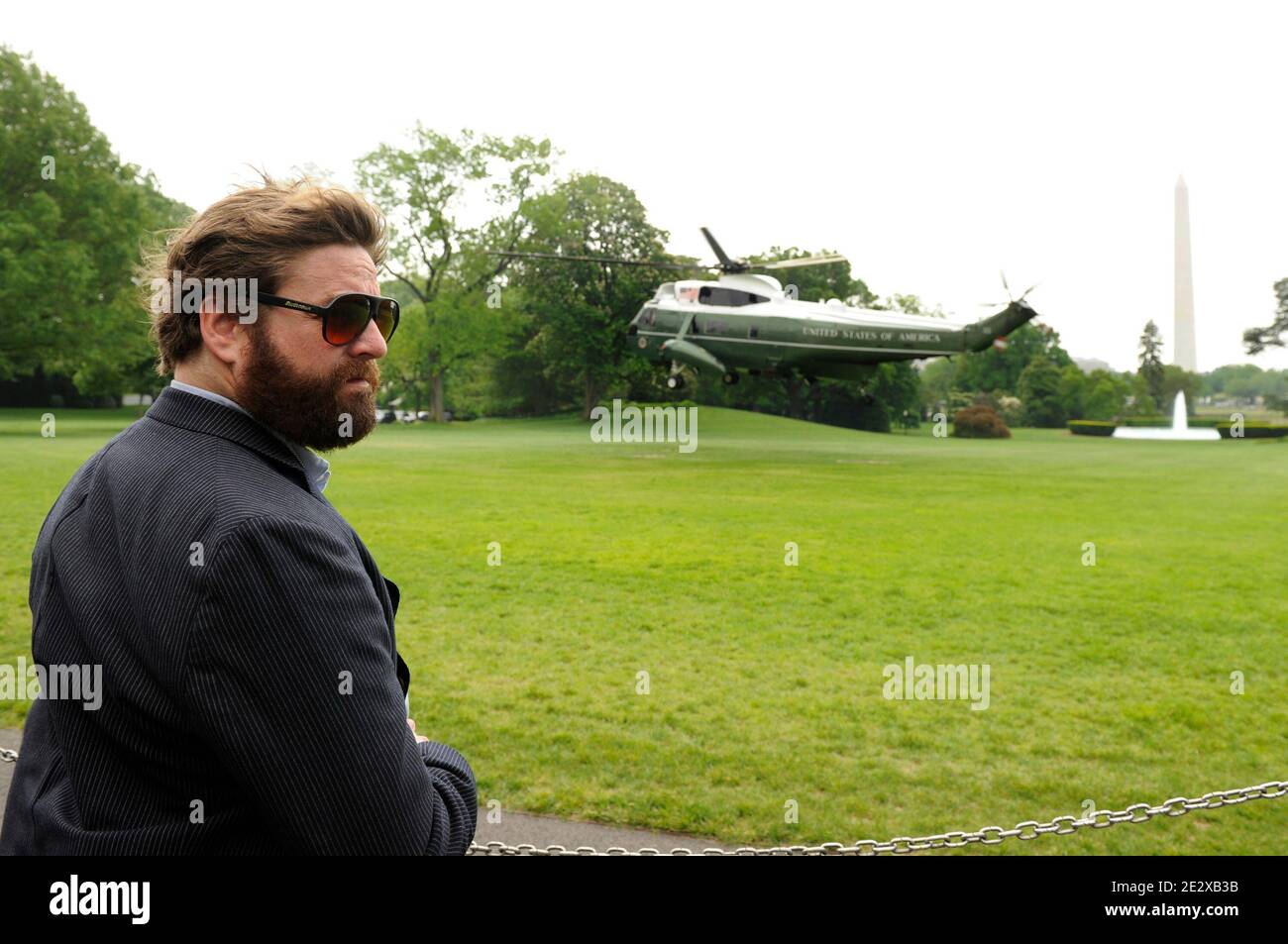 Comedy actor zach galifianakis hi-res stock photography and images - Alamy