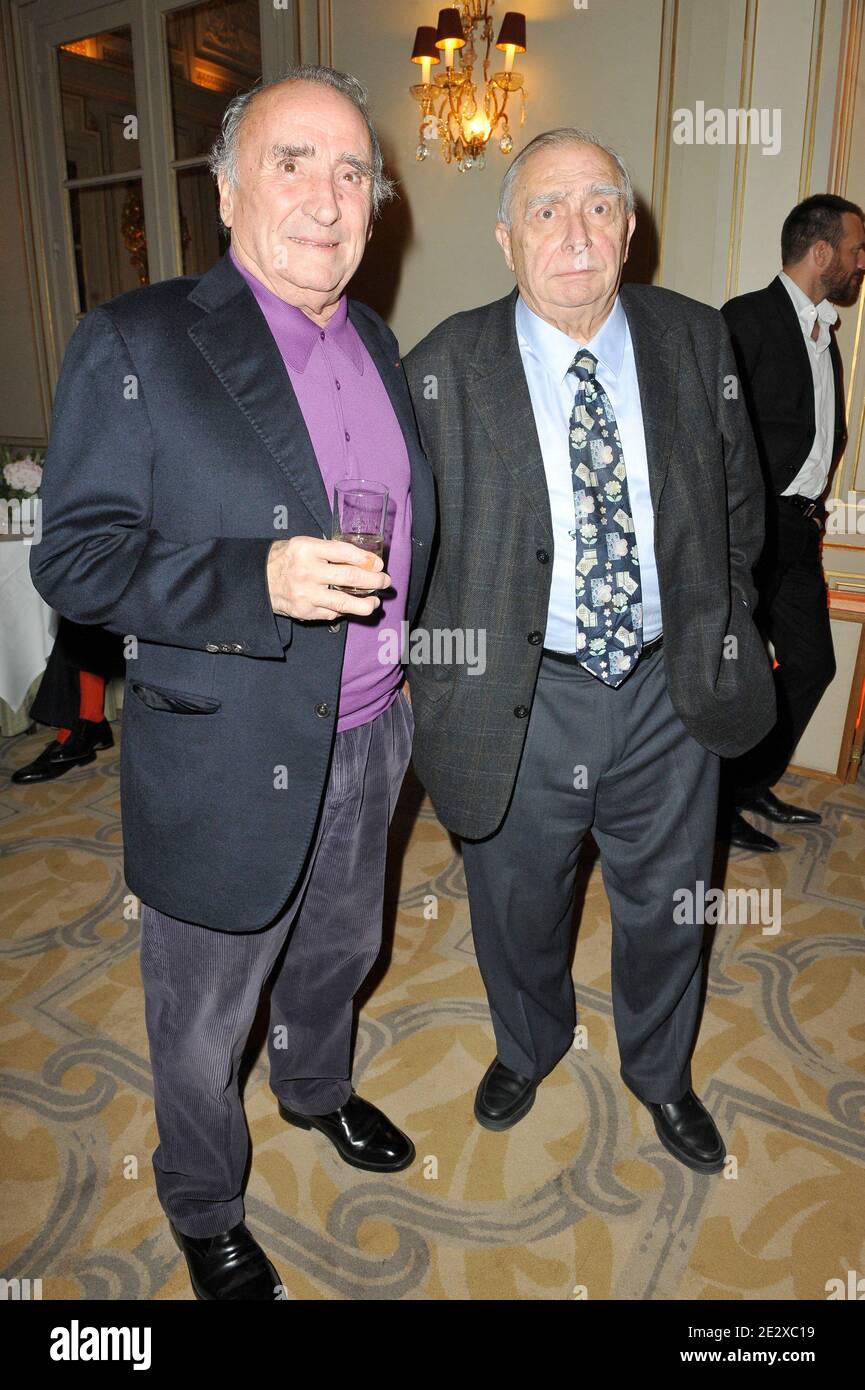 Claude Brasseur and Claude Chabrol at the 10th Annual 'Prix Cine Roman ...
