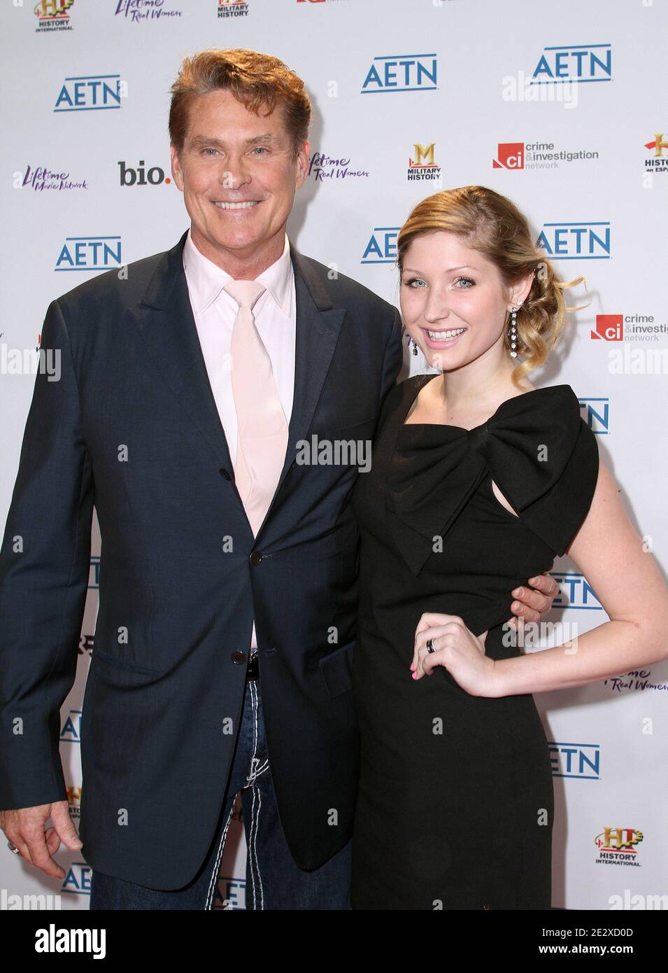 David Hasselhoff and daughter Taylor Hasselhoff arriving for the A&E ...