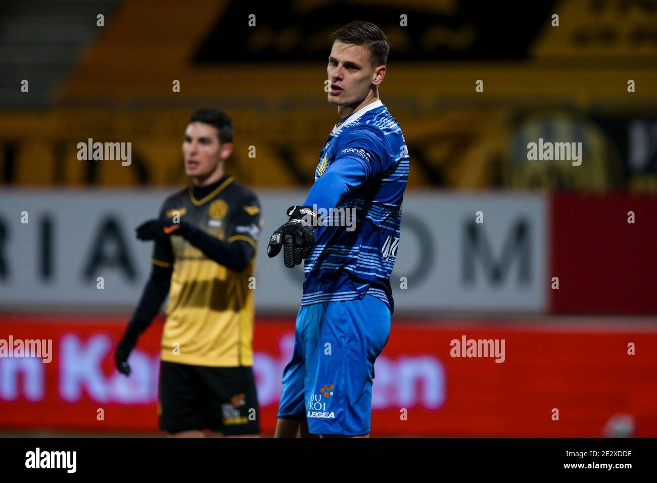 KERKRADE, NETHERLANDS - JANUARY 15: L-R: goalkeeper Jan Hoekstra of ...