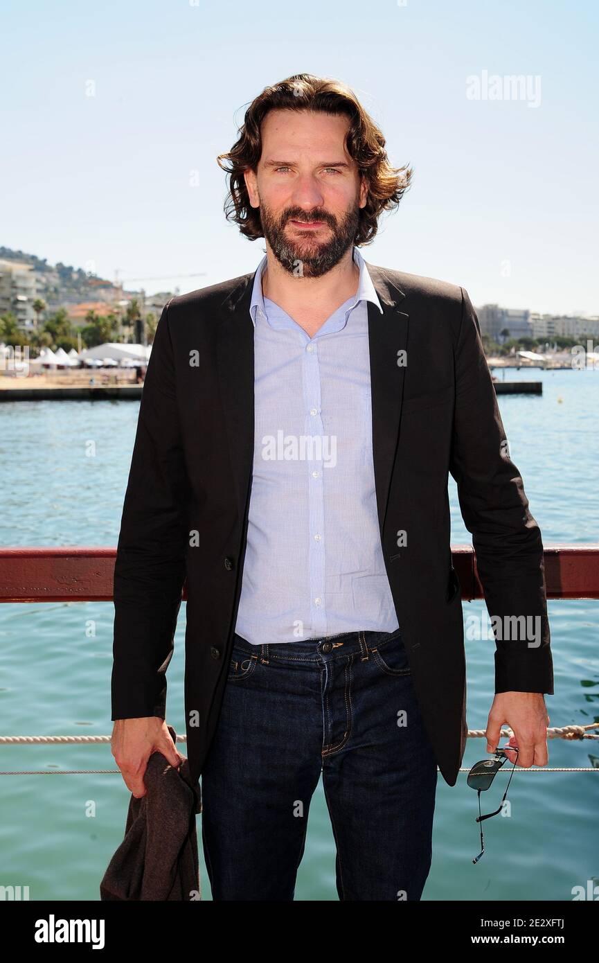 EXCLUSIVE - Frederic Beigbeder poses on the Majesty Beach during the ...