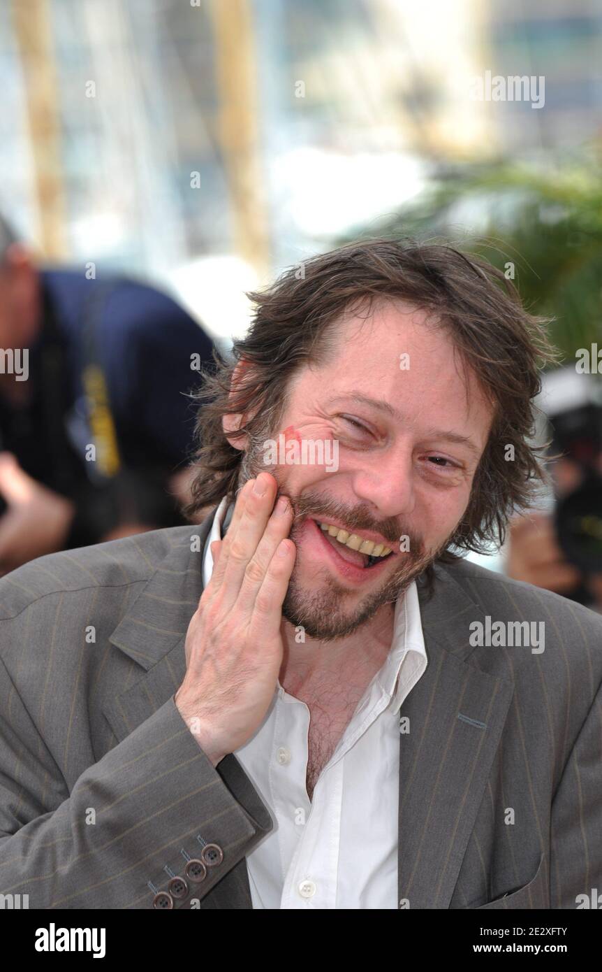 Mathieu Amalric attends the 'On Tour' (Tournee) Photocall at the Palais ...